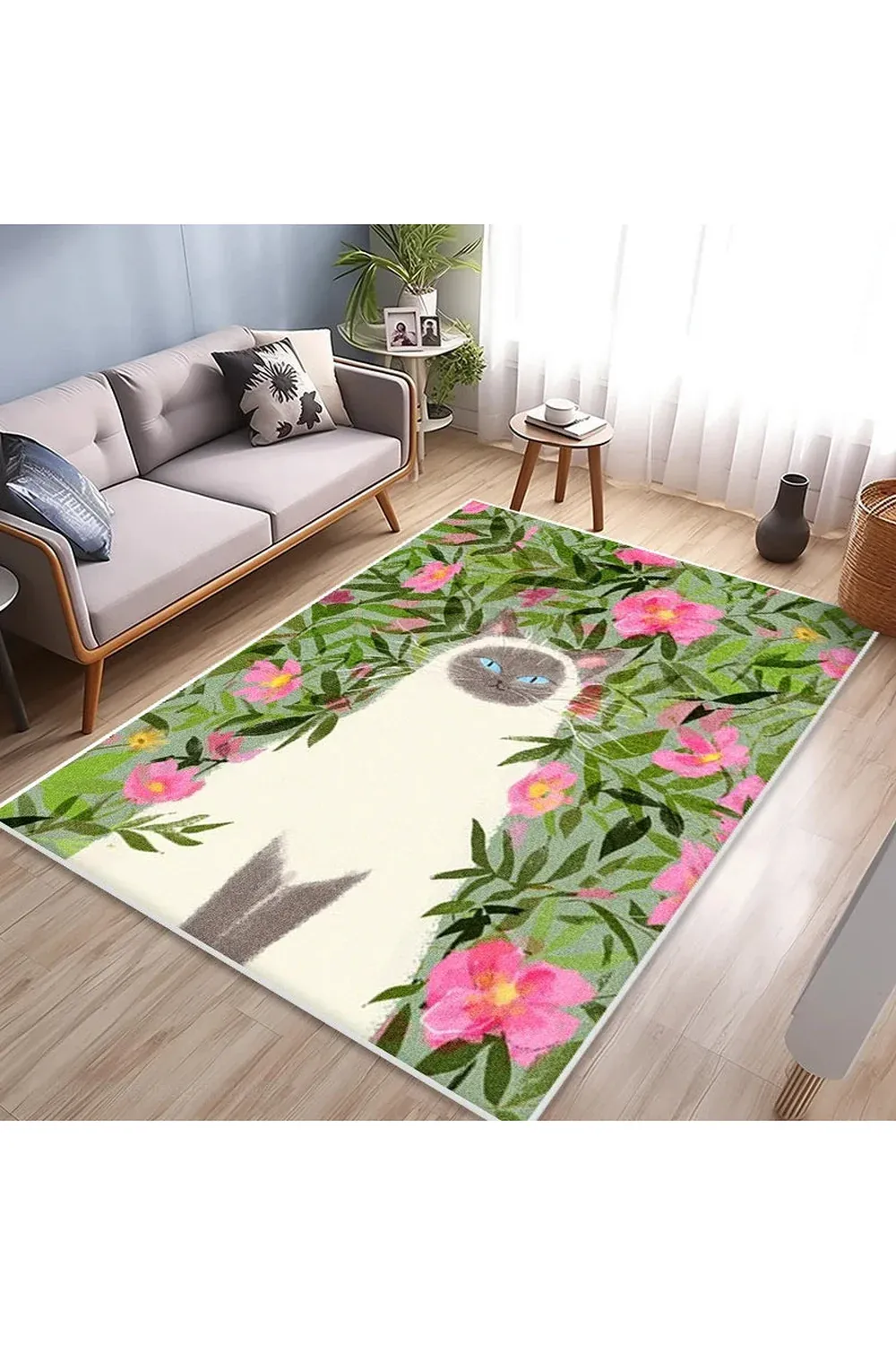 Cottagecore Blossom Cat Carpet - One-Stop Shop for Bargains – Fashion ...